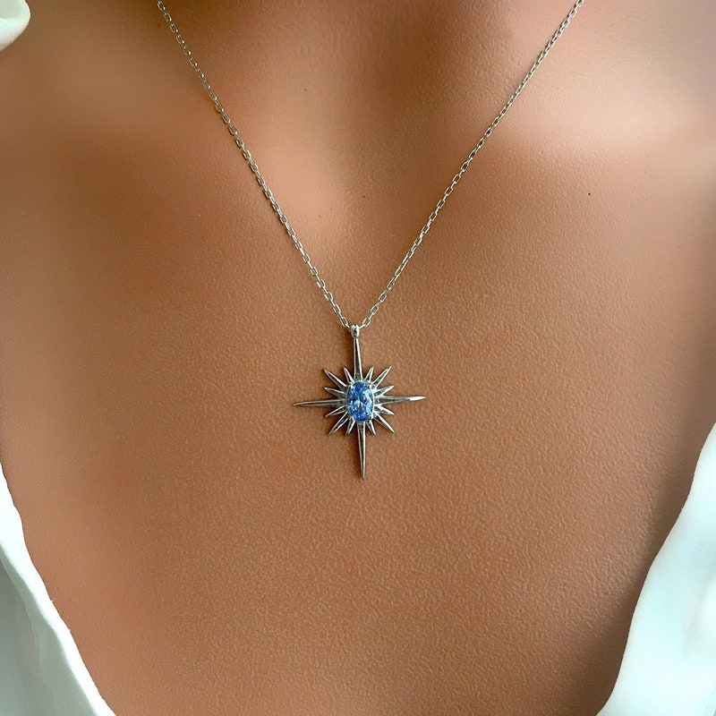 North Star Necklace - Etsy
