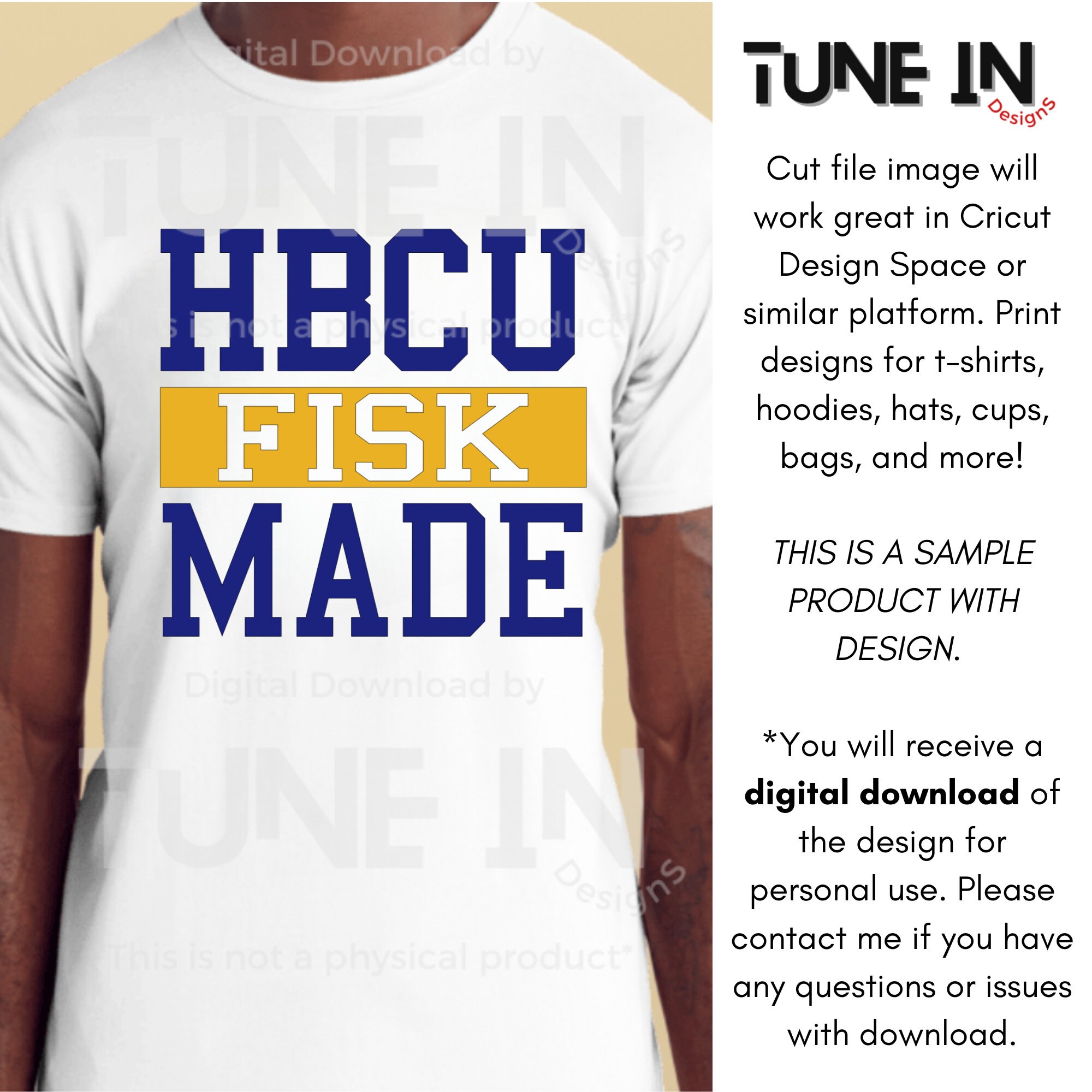 HBCU Made | Fisk University Design | Jpg | Png | HBCU Hoodie T Shirt - Etsy