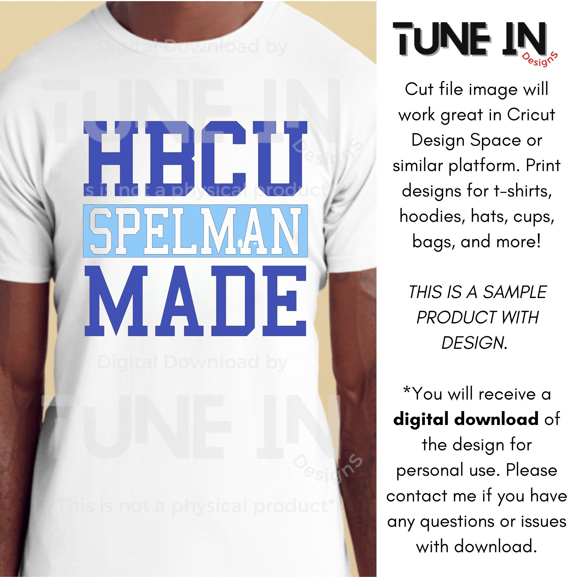 HBCU Made | Spelman College Design | Jpg | Png | HBCU Hoodie T Shirt - Etsy