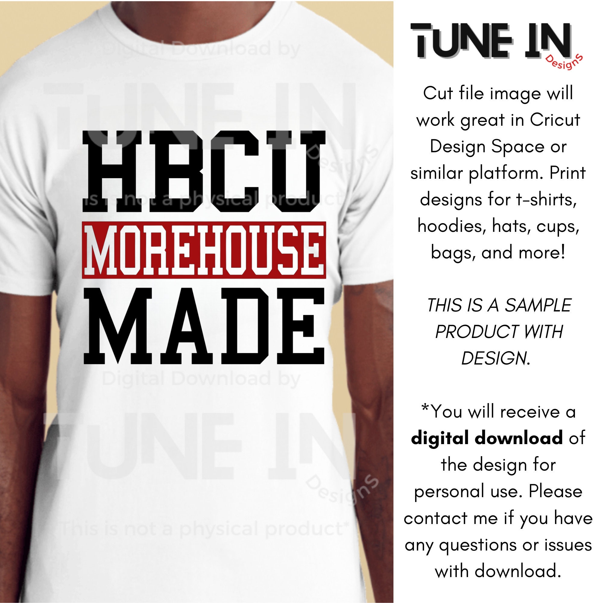 HBCU Made | Morehouse College Design | Jpg | Png | HBCU Hoodie T Shirt ...