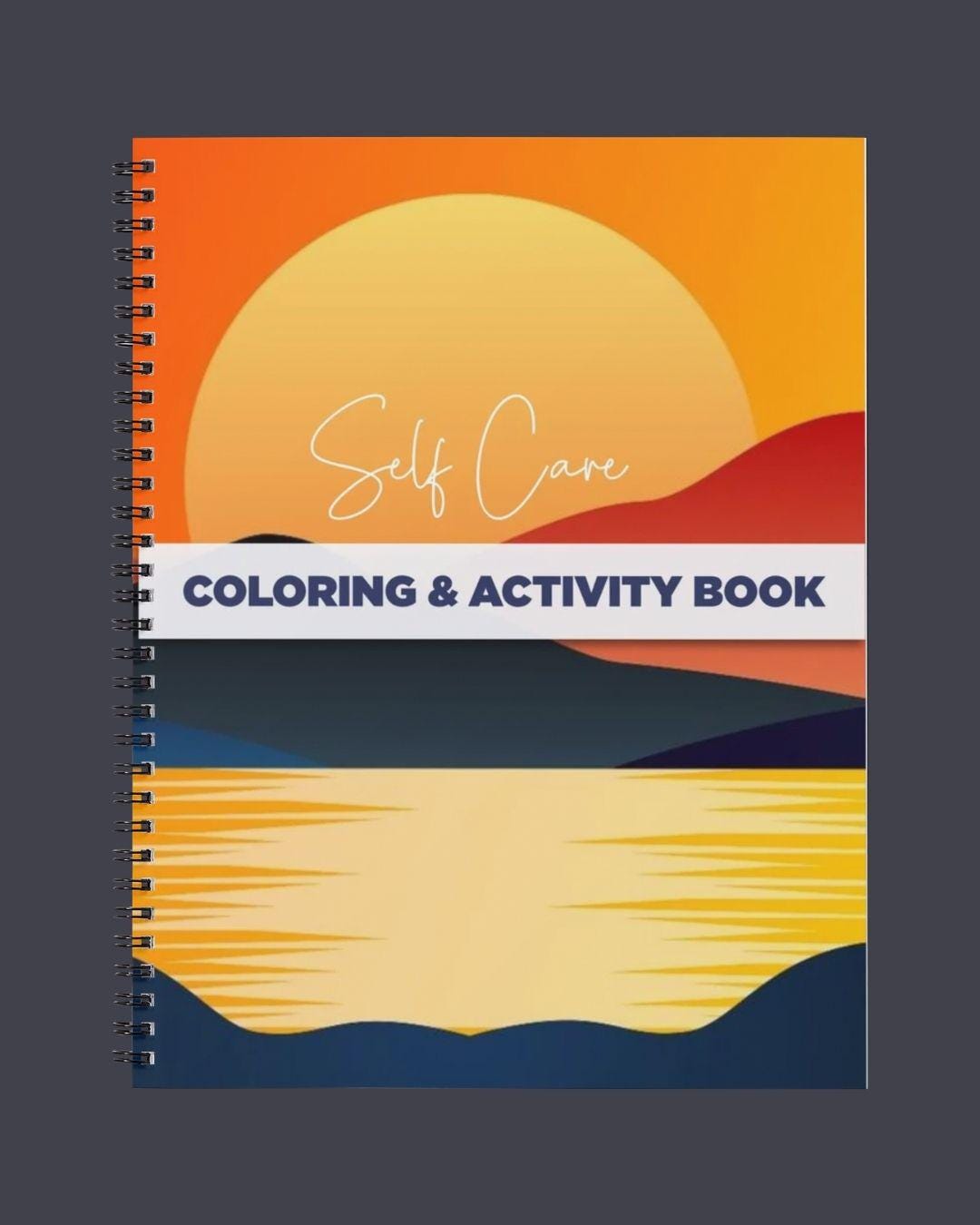 Self-care Coloring Book | Digital Coloring Book | Mental Health ...