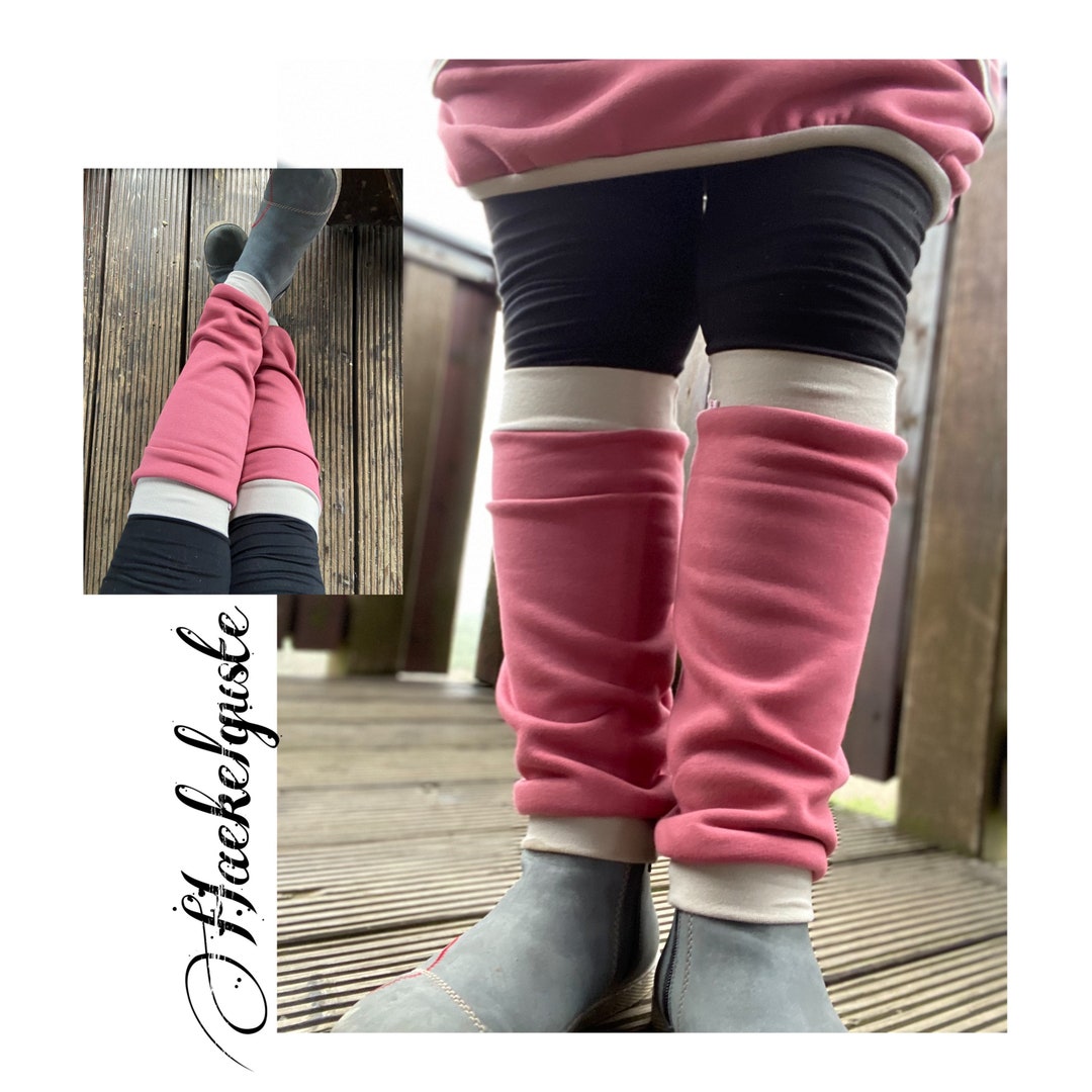 Kuschel Sweat Stulpen (M)Ein LieblingsOutfit Damen Bein Stulpen rosa ...