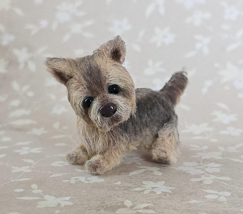 Miniature Yorkshire Terrier, Miniature Toy, Miniature Dog, OOAK Toy ...