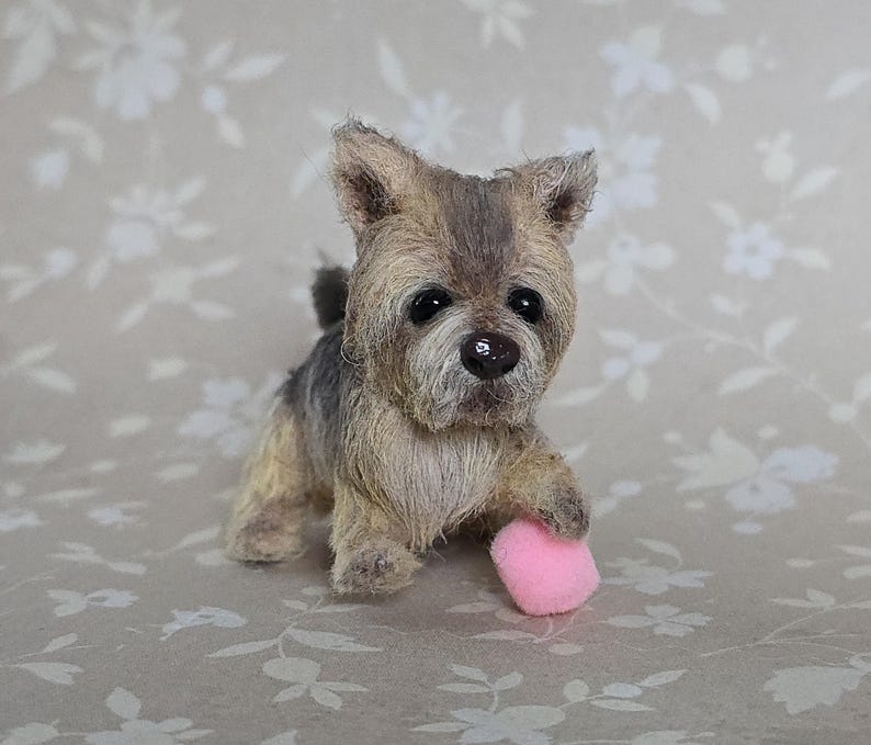 Miniature Yorkshire Terrier, Miniature Toy, Miniature Dog, OOAK Toy ...