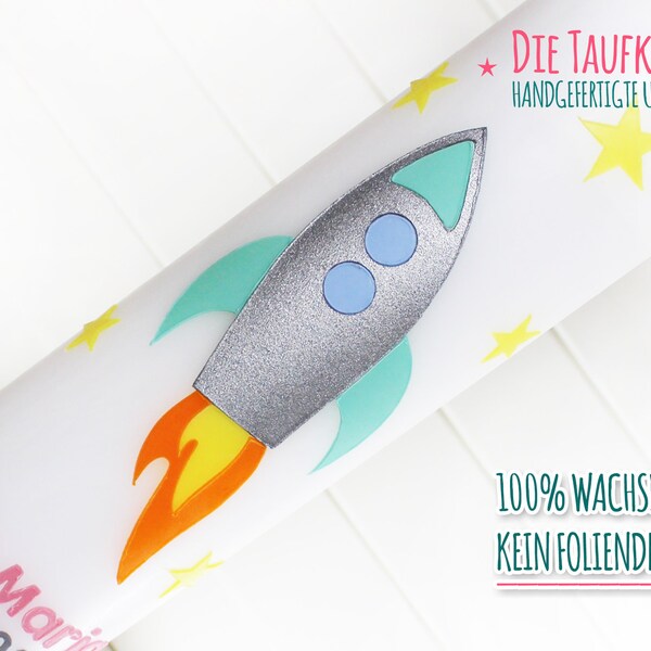 Rocket Candle - Etsy