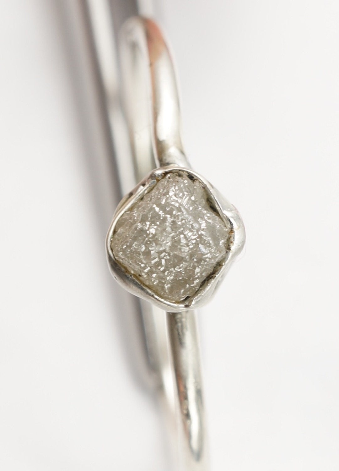 Raw Diamond Ring - Etsy