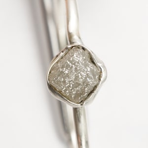 Raw Diamond Ring - Etsy