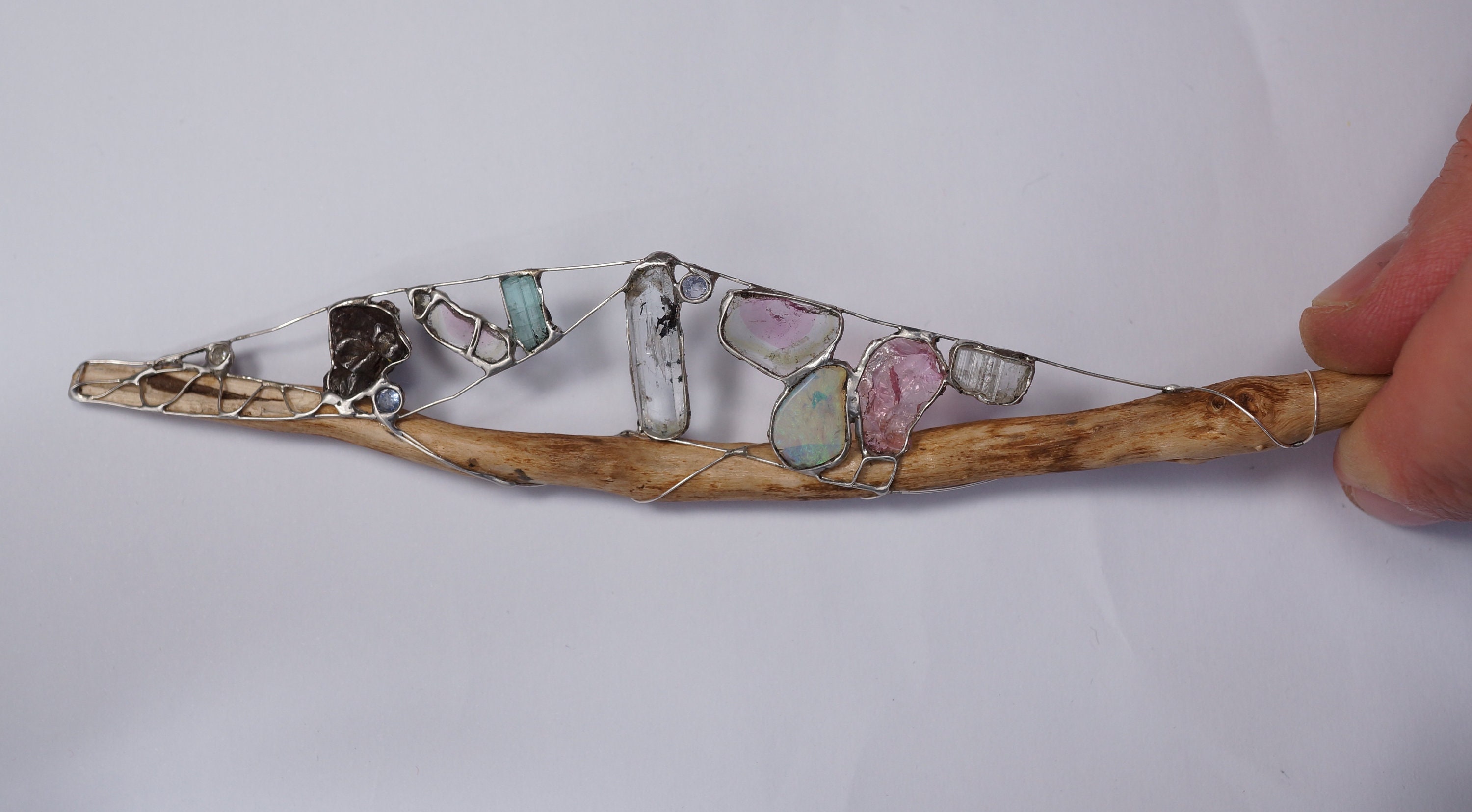 Magic wand with lots of precious stones | Etsy