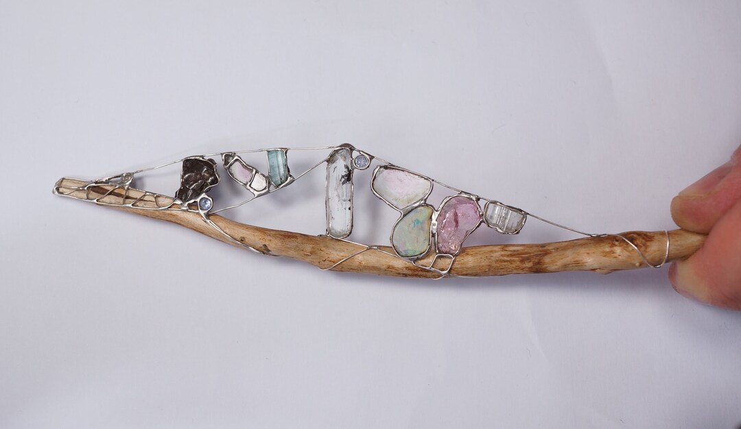 Magic Wand With Lots of Precious Stones - Etsy