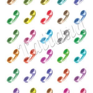 Retro Phone Call Clipart, Printable Digital Art, Graphic Design, Paper ...