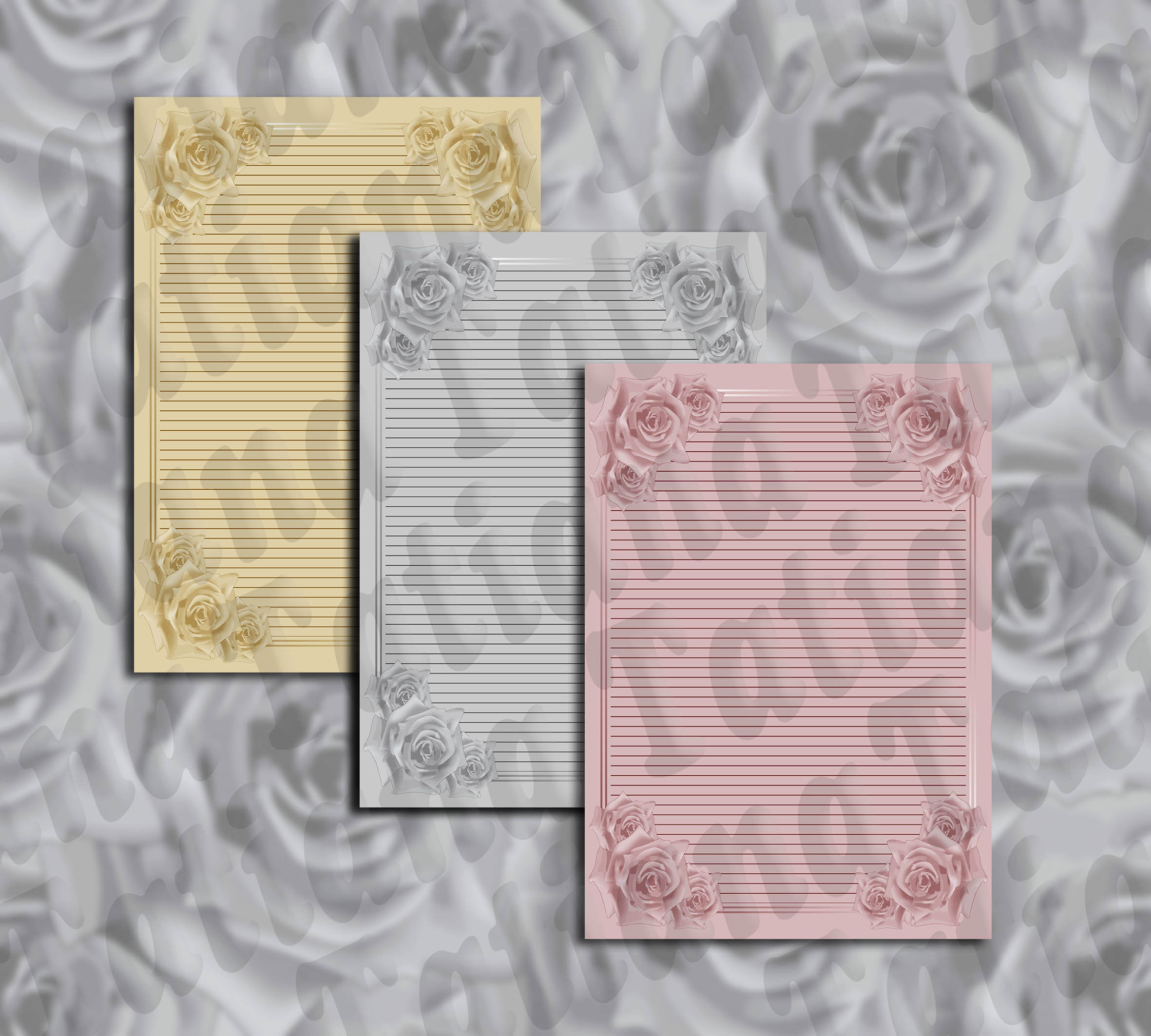 Rose Frame Clipart, Roses PNG, Digital Art Frames, Floral Borders ...