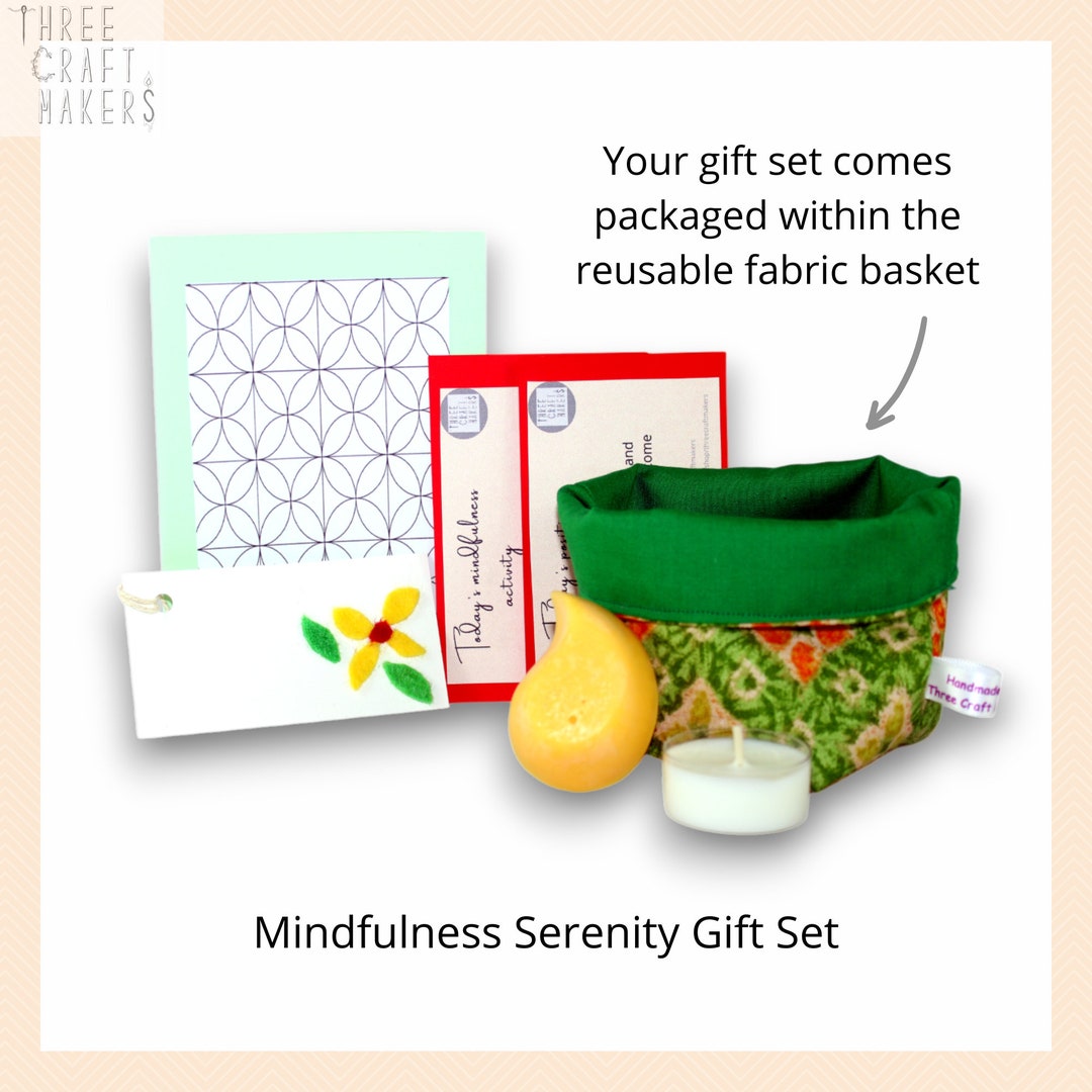 Serenity Mindfulness Gift Set Mothers Day Gift Basket for Self-care Day ...