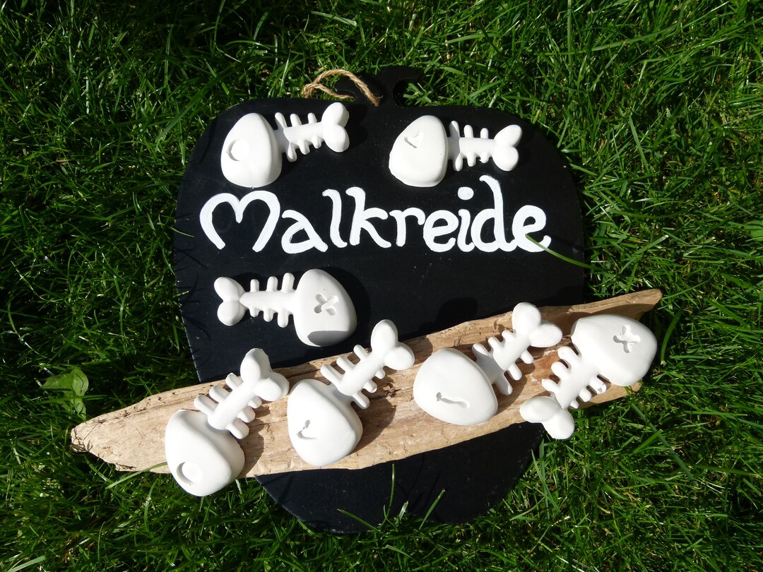 6 Blackboard Chalk Bones Painting Chalk School Chalk Street Chalk for ...