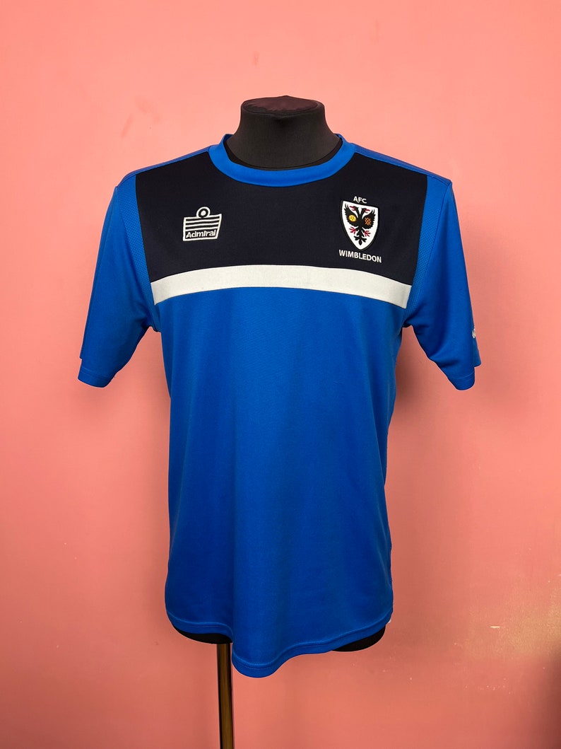 Wimbledon Afc Footbal Soccer Jersey Tee Shirt - Etsy