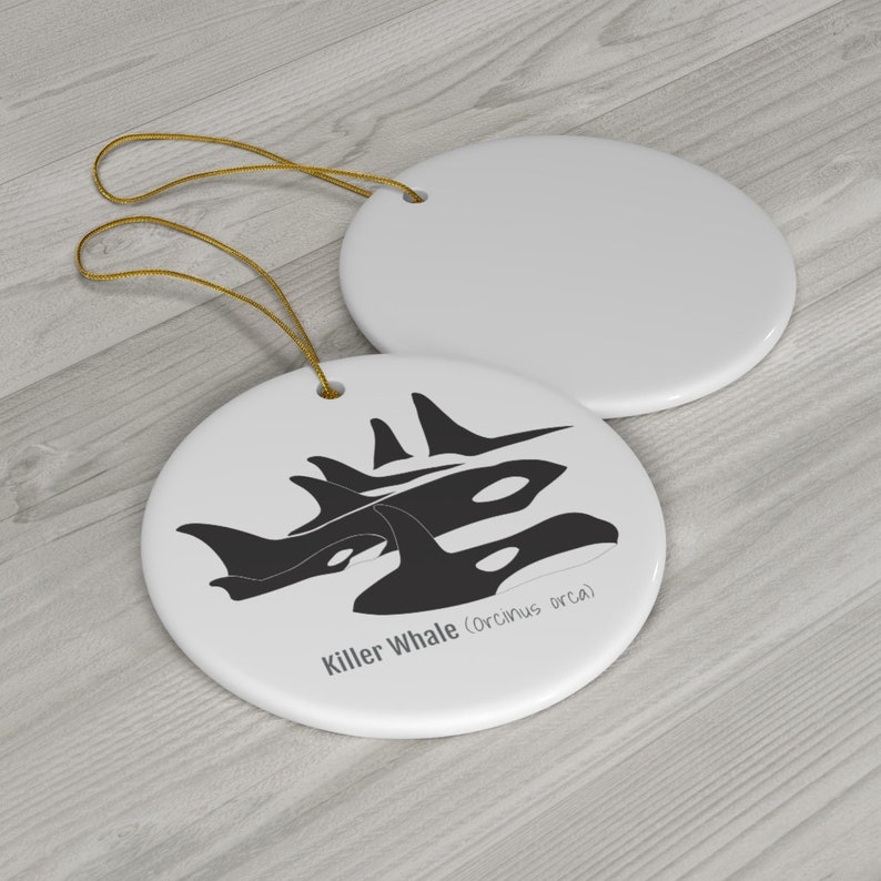 Killer Whale Orca Pod Ceramic Ornaments - Etsy