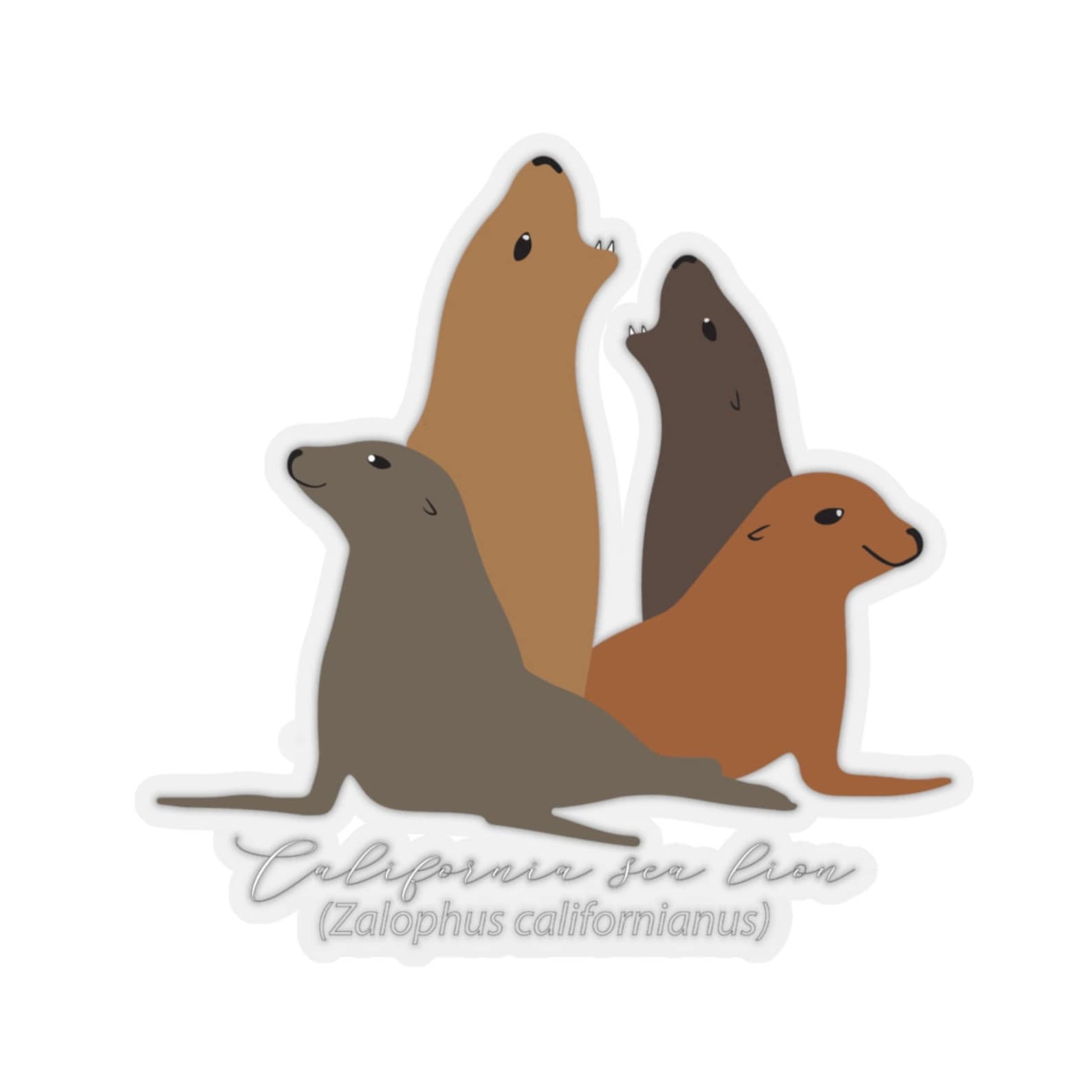 Sea Lion4 Sticker | Etsy