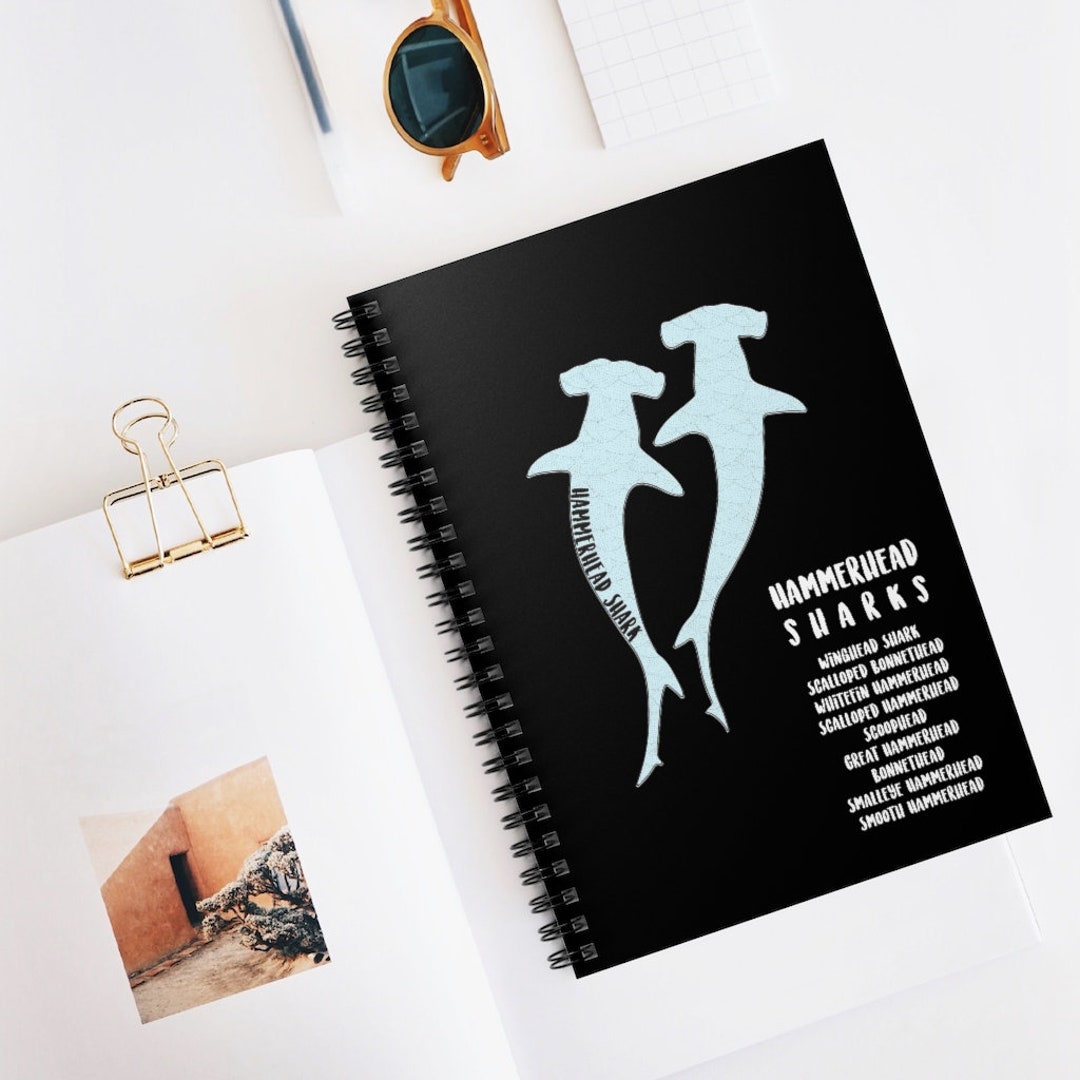 Hammerhead Shark Notebook - Etsy