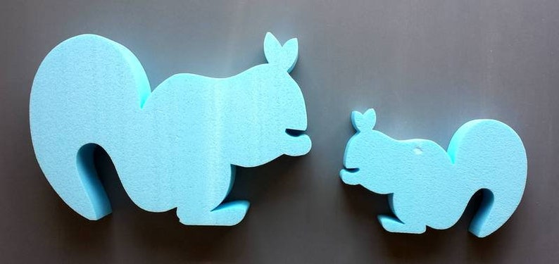 Styrodur Concrete Casting mould Squirrel | Etsy