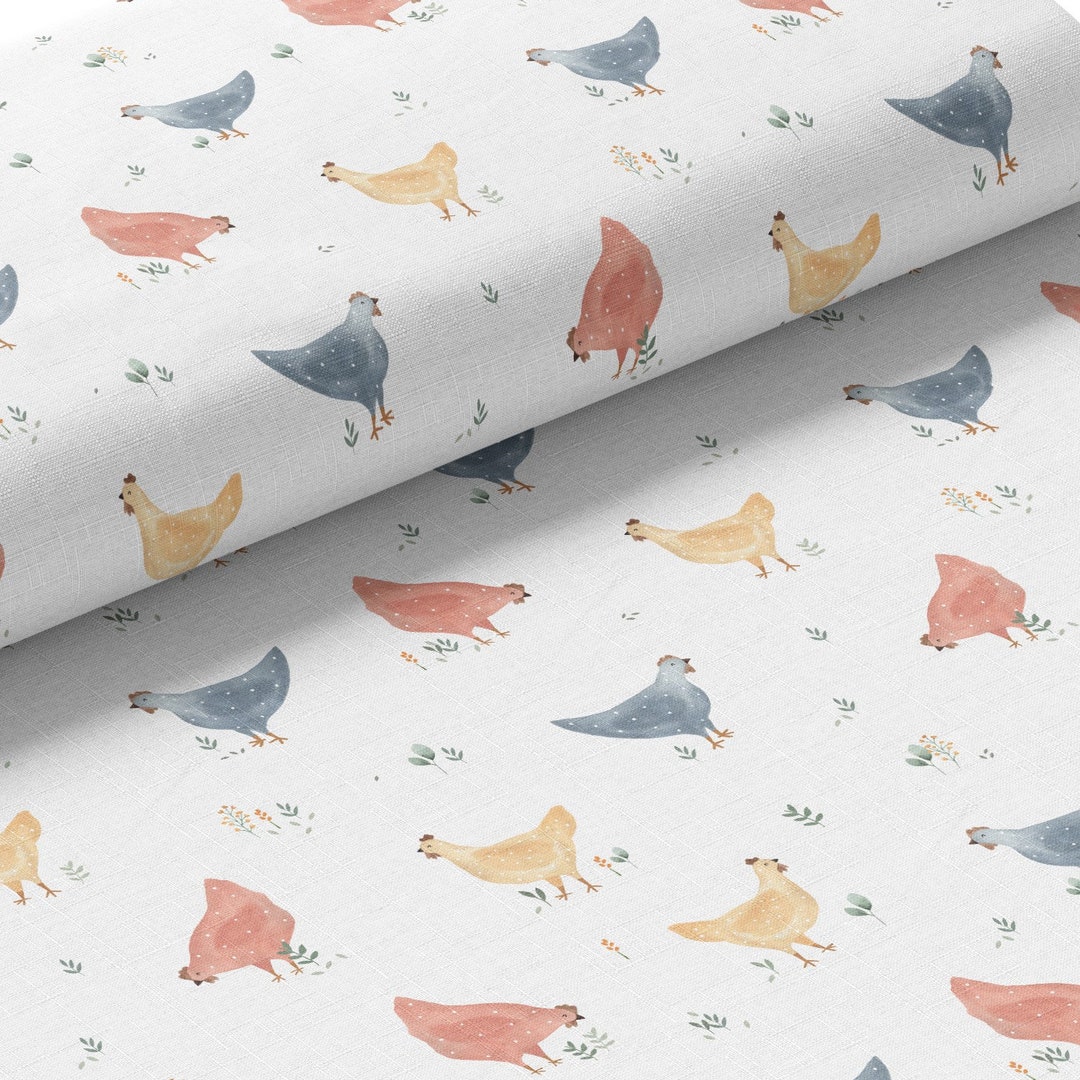 Own Production Organic Jersey / French Terry Chickens - Etsy