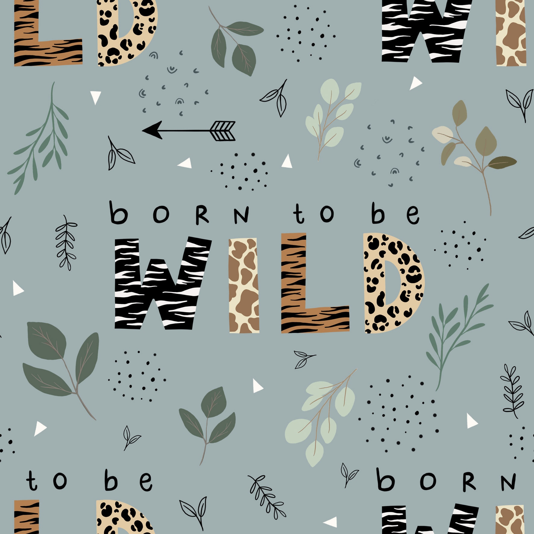 Jersey / French Terry Kinder Born to Be Wild | Etsy