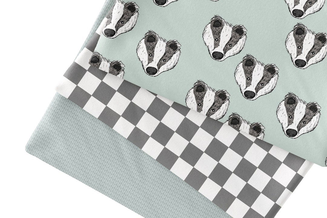 In-house Production / Many Types of Fabric / Badger - Etsy