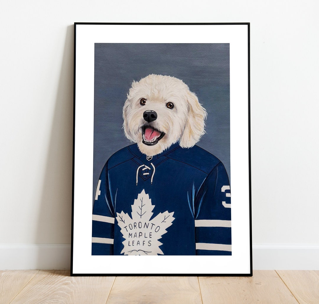 Custom Toronto Maple Leafs Dog Painting Hand-painted - Etsy