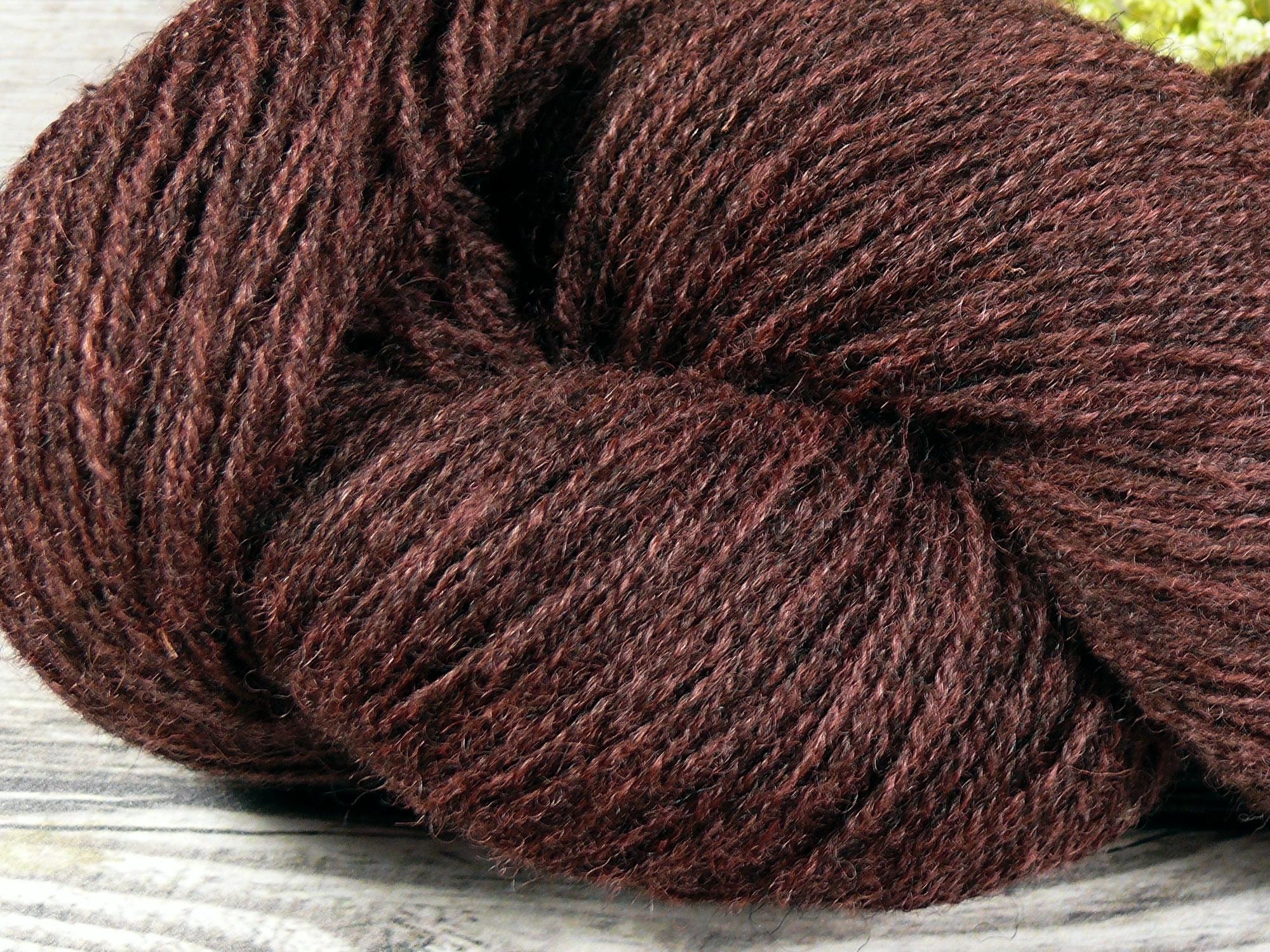 POMMERNWOLLE - handgefärbte Wolle vom Pommernschaf, 400 Meter LL ...