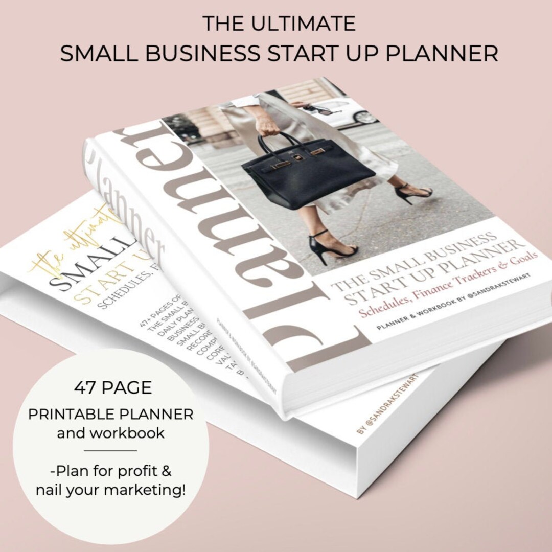 SMALL BUSINESS Start up Planner and Workbook Step by Step Workbook for ...