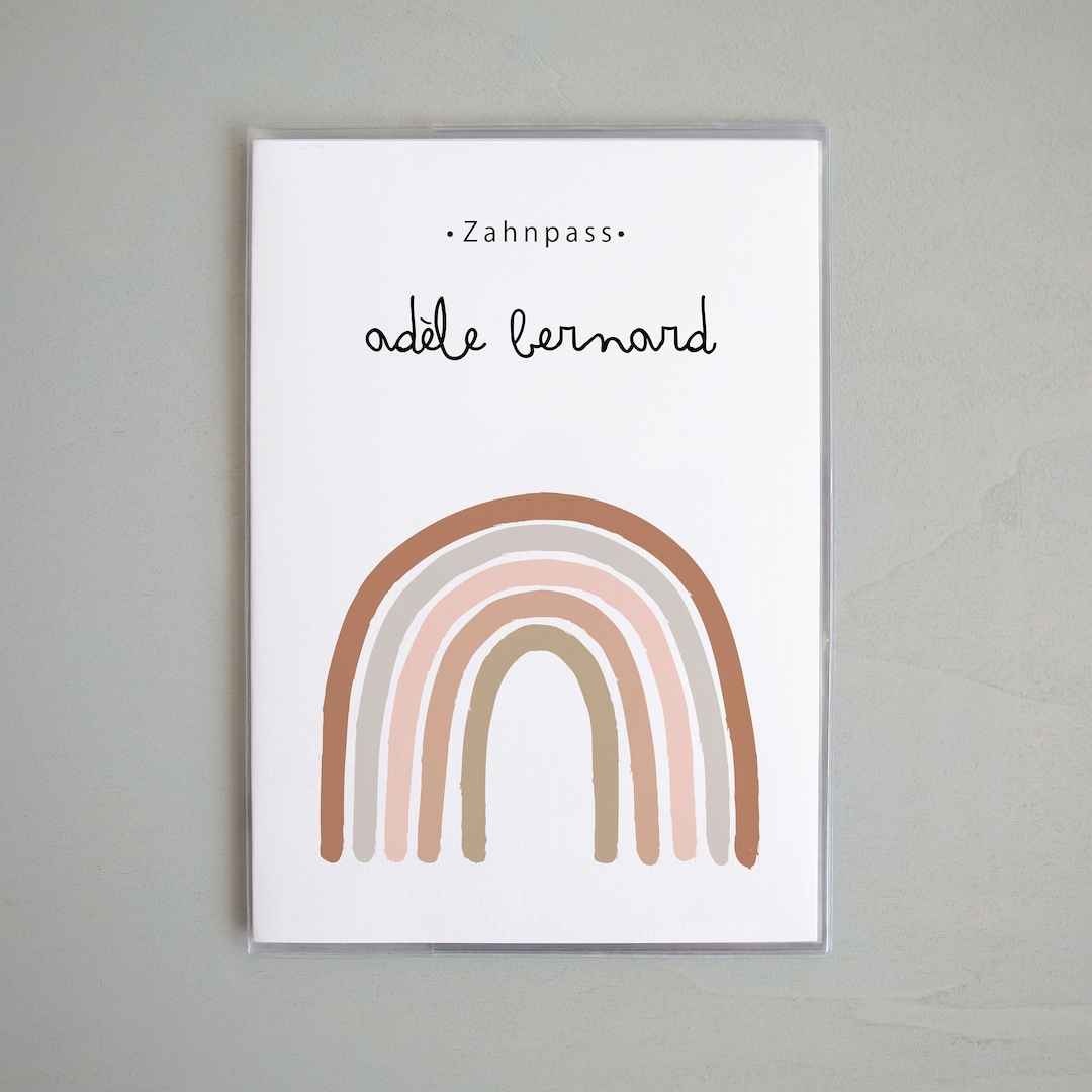 Tooth Pass Dental Child Pass Cover Tooth Pass Cover DIN A5 - Etsy