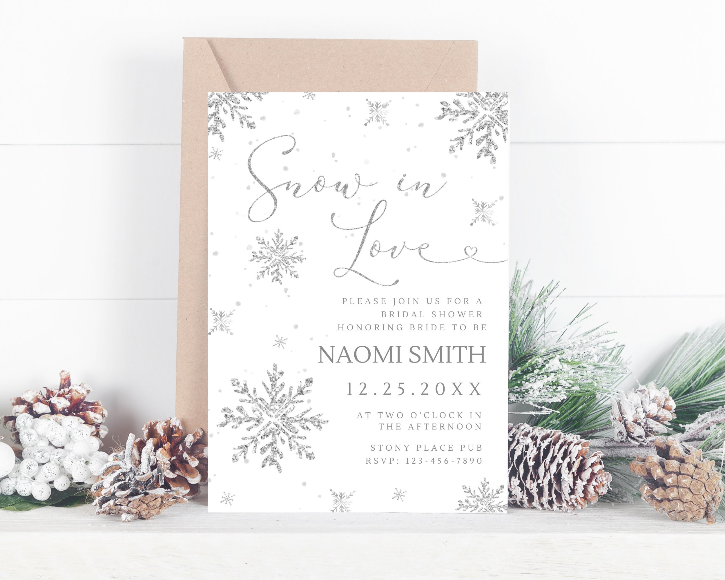 Snow White Theme Wedding Invitation Winter Wedding Invitations Match