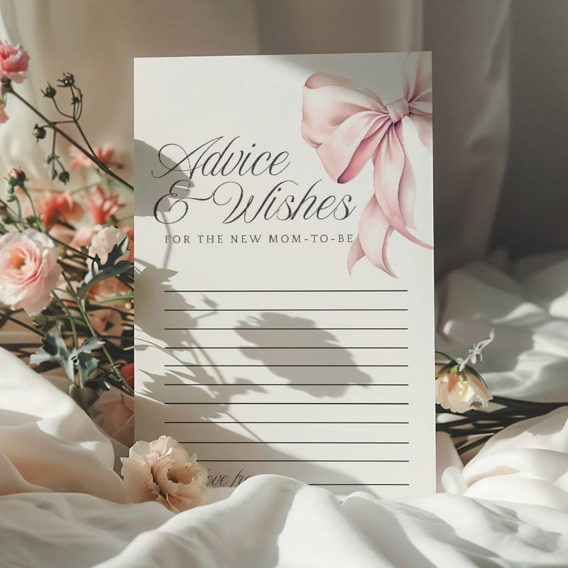 Pink Bow Baby Shower - Etsy