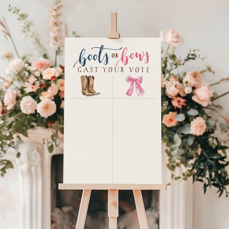 Gender Reveal Game Paint - Etsy