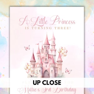 Princess 3rd Birthday Invitation, 3rd Birthday Invite, Princess ...