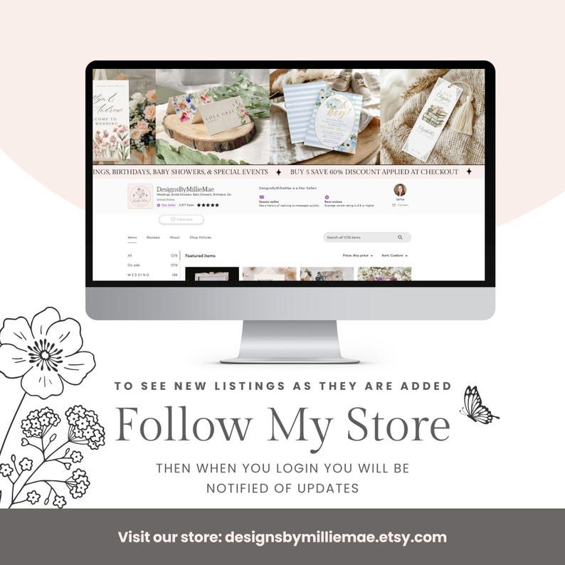 Petals and Prosecco Text Invite, Elegant Bridal Shower Mobile ...