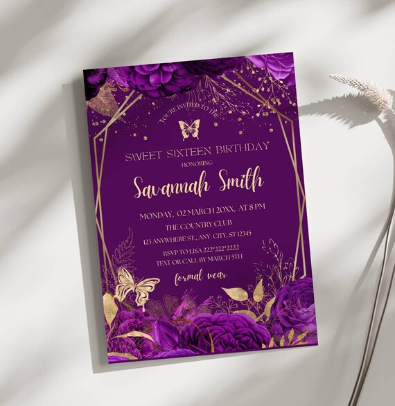 Indian Theme Sweet 16 Invitations Unique WEDDING INVITATION
