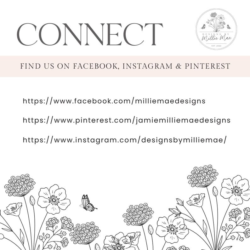 A New Chapter Begins Bridal Shower Bundle, Wildflower Book Themed ...