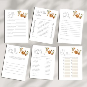 Girl Fall Clothesline Baby Shower Games, Fall Baby Shower Games ...