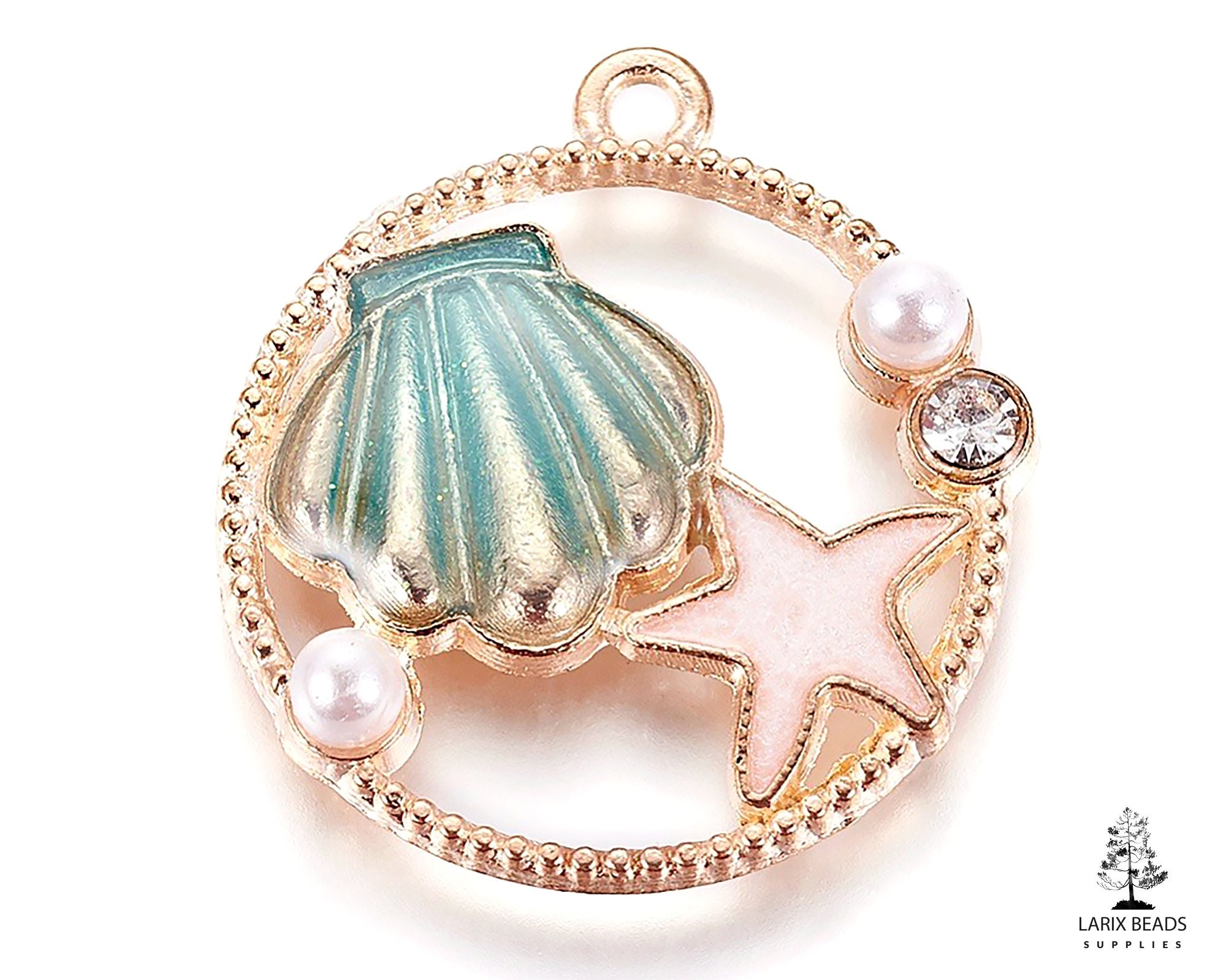 Sea Shell Charms Beach Charms Summer Charms Starfish - Etsy