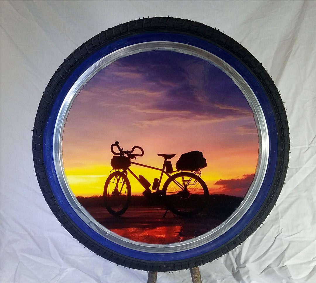 Bicycle Tire Photo Frame - Etsy