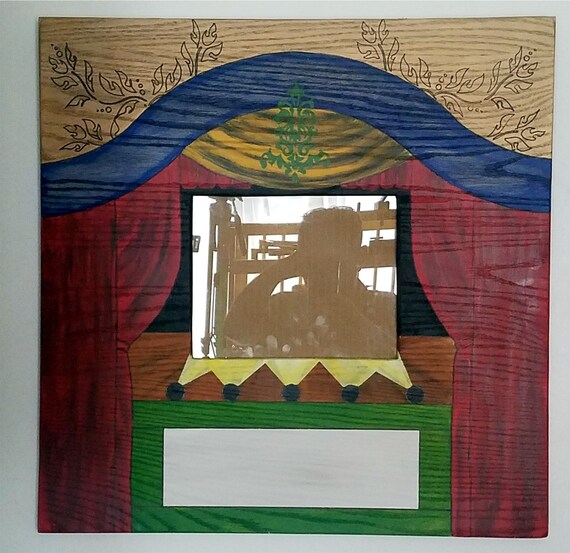 Hand Painted Theater Stage Picture Frame - Etsy