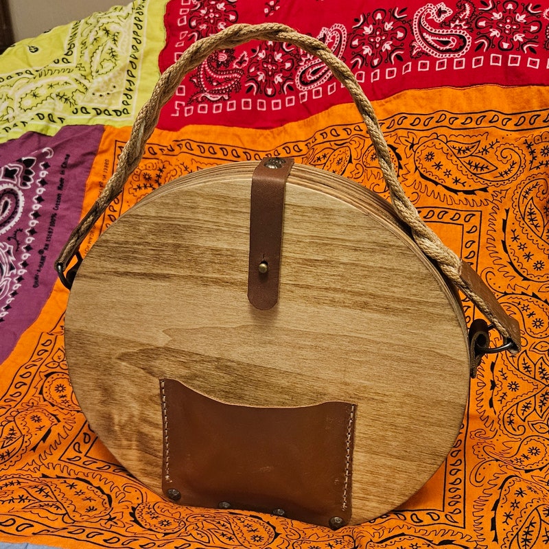 Vintage Wooden Box Purse - Etsy