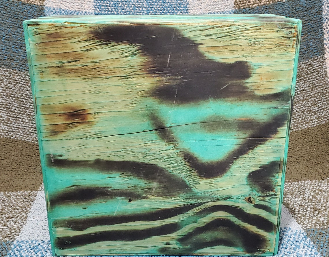 Rustic Look Wood Storage Crate - Etsy