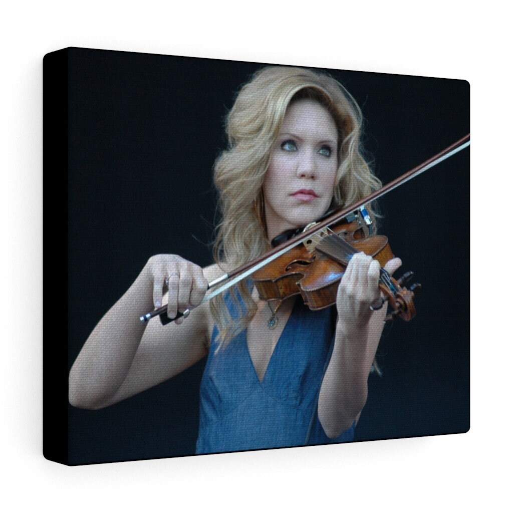 Alison Krause Bluegrass Fiddle Photo Canvas Print - Etsy