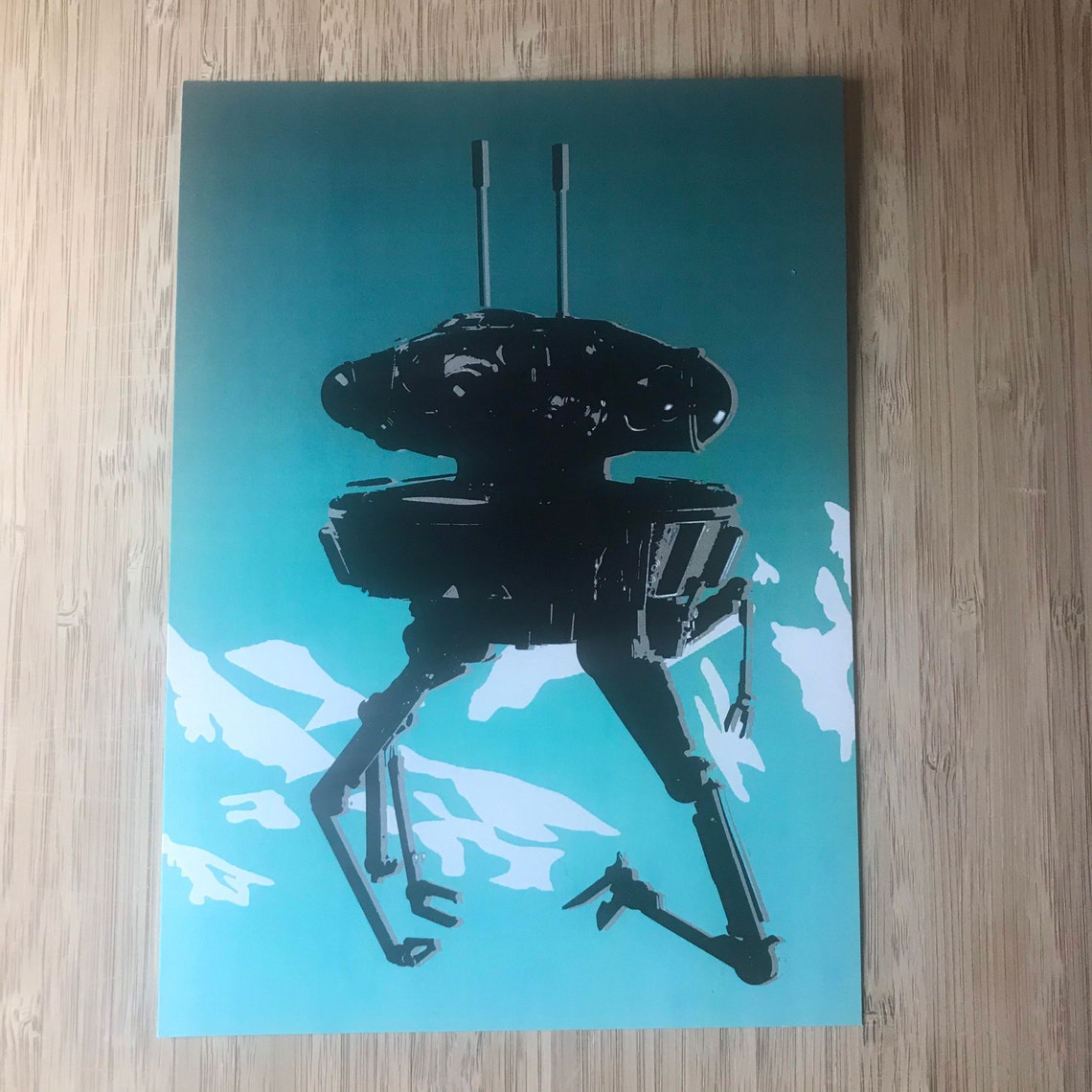 Probe Droid on Hoth Art Print 5 X 7 - Etsy