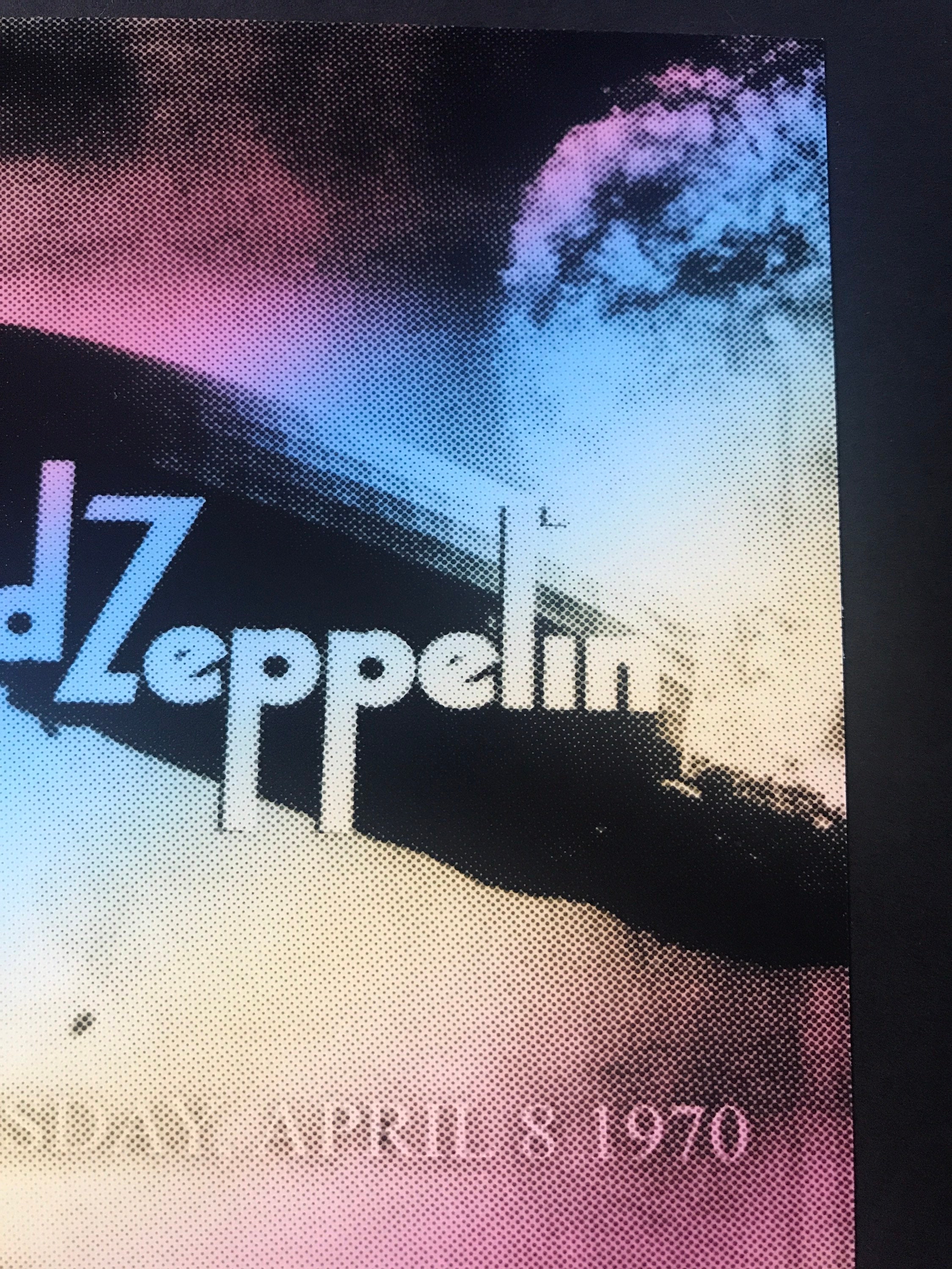 Led Zeppelin Raleigh NC Mini Concert Poster - Etsy