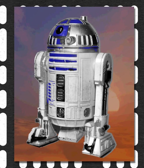Star Wars Navigator Droid R2-D2 Art Print - Etsy UK