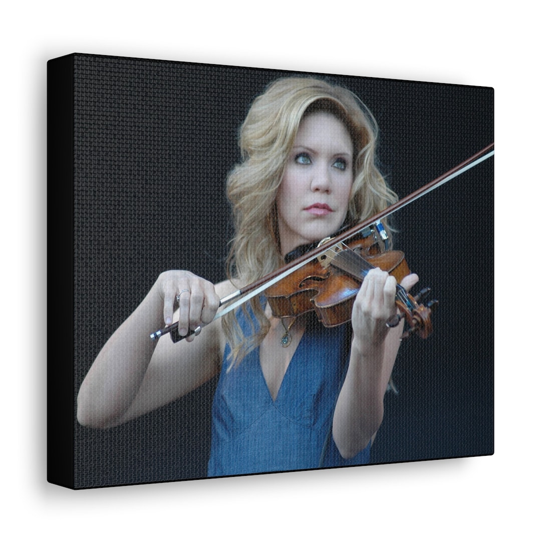Alison Krause Bluegrass Fiddle Photo Canvas Print - Etsy