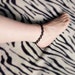 Black Gothic Anklet.black Beaded Anklet.goth Anklet Beads. - Etsy