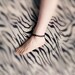 Black Gothic Anklet.black Beaded Anklet.goth Anklet Beads. - Etsy