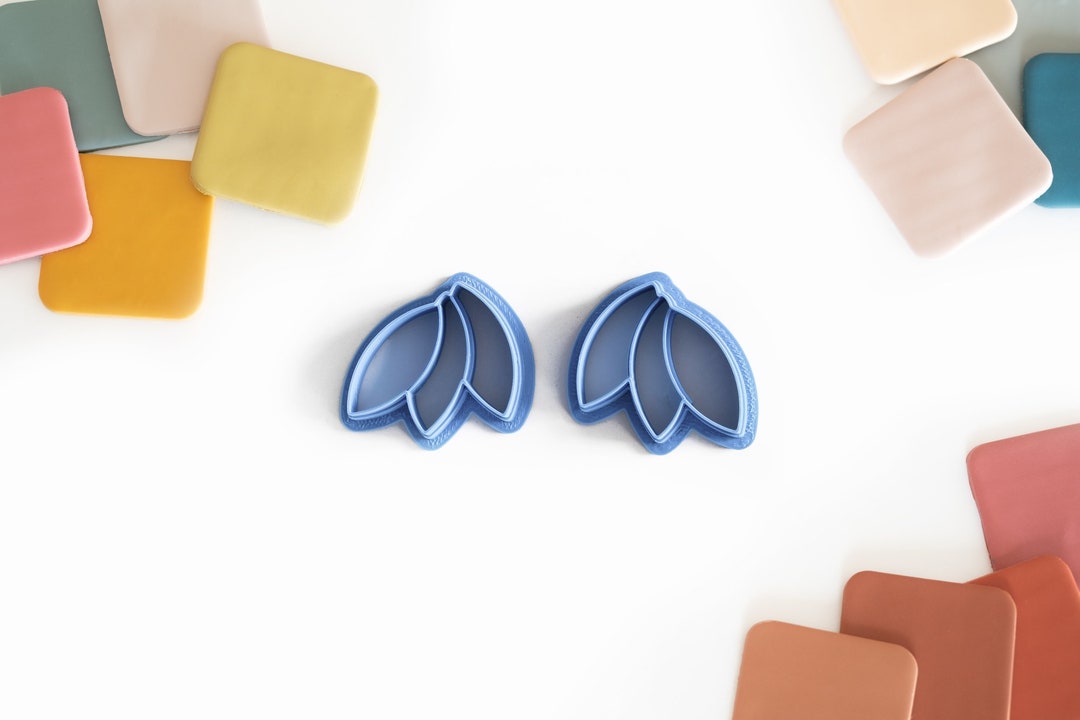 Polymer Cutter Art Deco Pair Polymer Jewelry Cookie Cutter Cutters ...